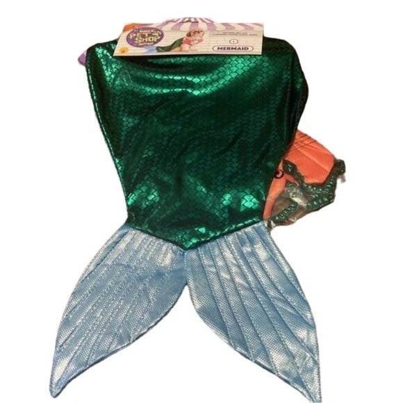 Rubie's | Dog | Rubies Pet Shop Mermaid Seashell Tail Puppy Dog ...